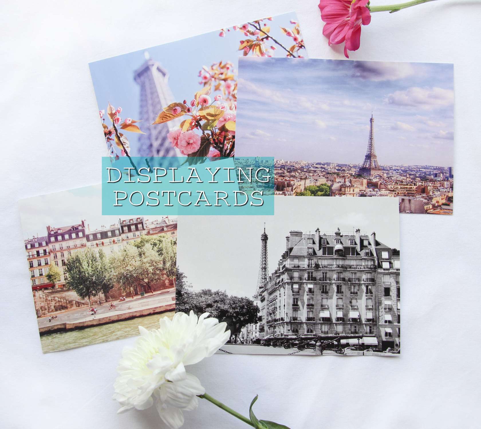 5 Ways to display Postcards at home | Róisín Astell